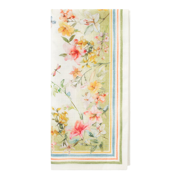 Lily Garden Linen Napkins 21", Set/4 – La Cuisine