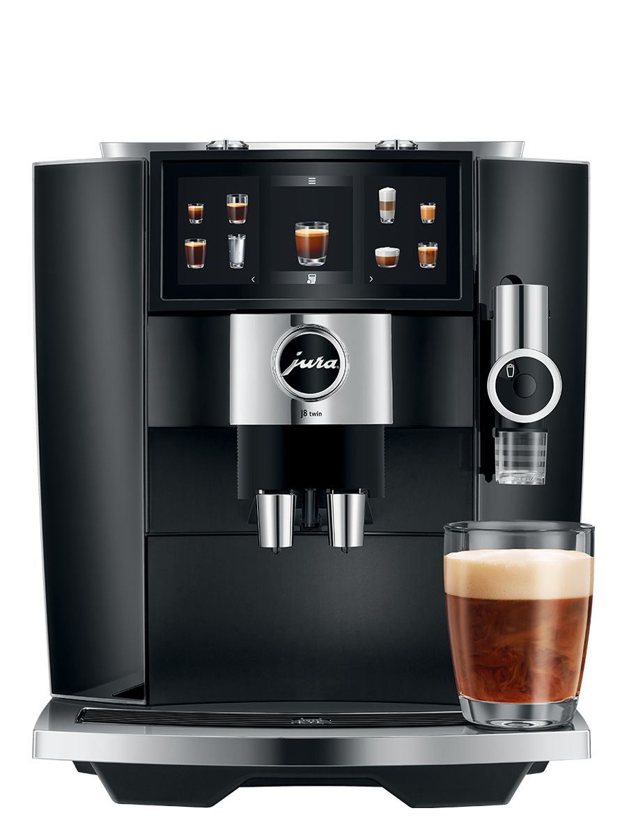 J8 Twin Diamond Black Coffee Machine – La Cuisine